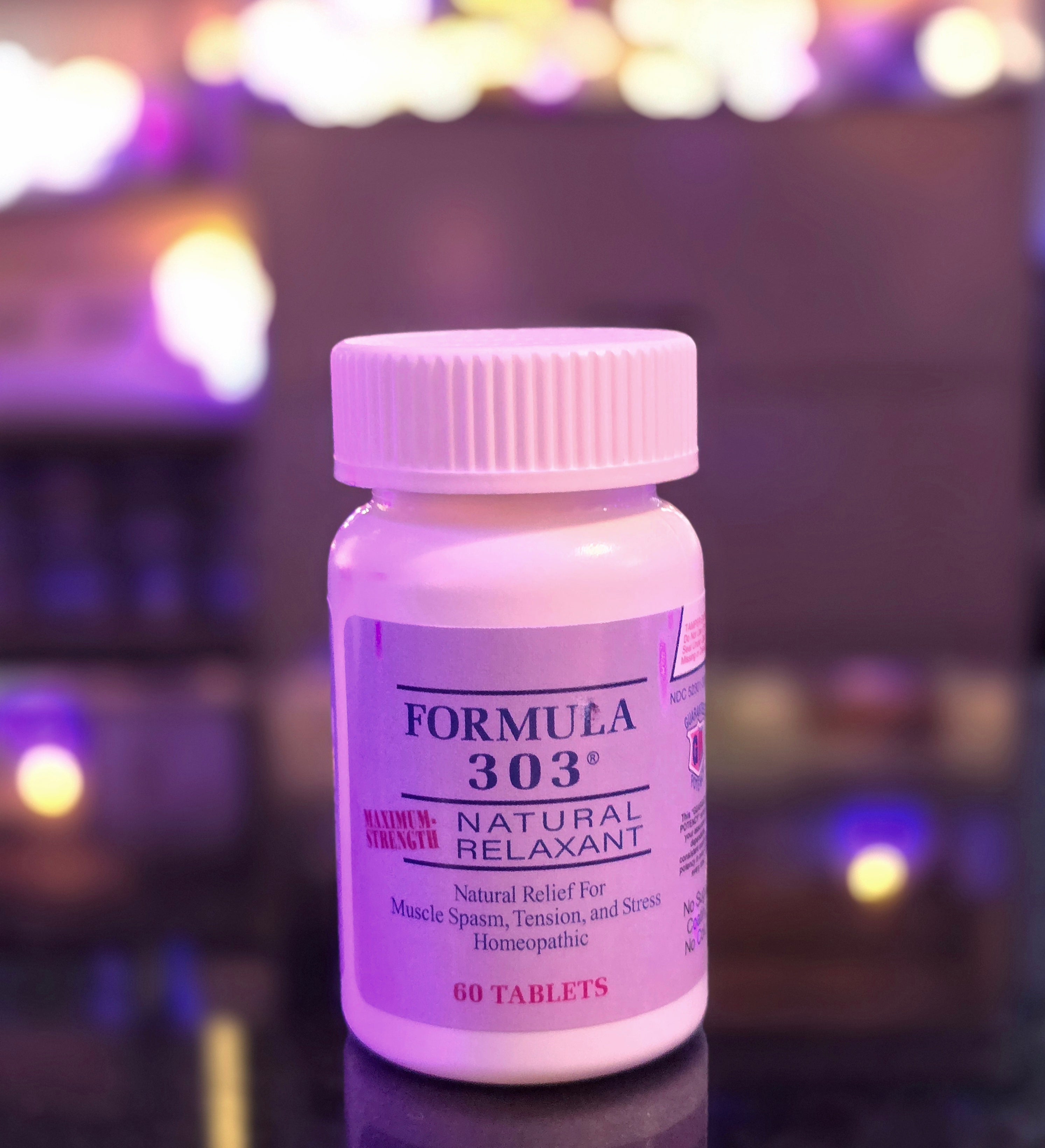 Formula 303 Natural Muscle Relaxant (60 Tablets) – Dewald Chiropractic